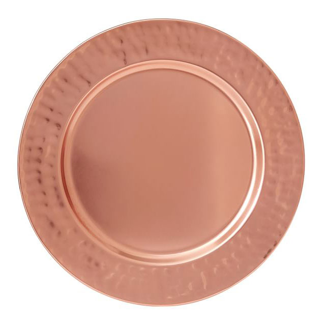 Hammered Copper Plate - Coppersmith® Creations