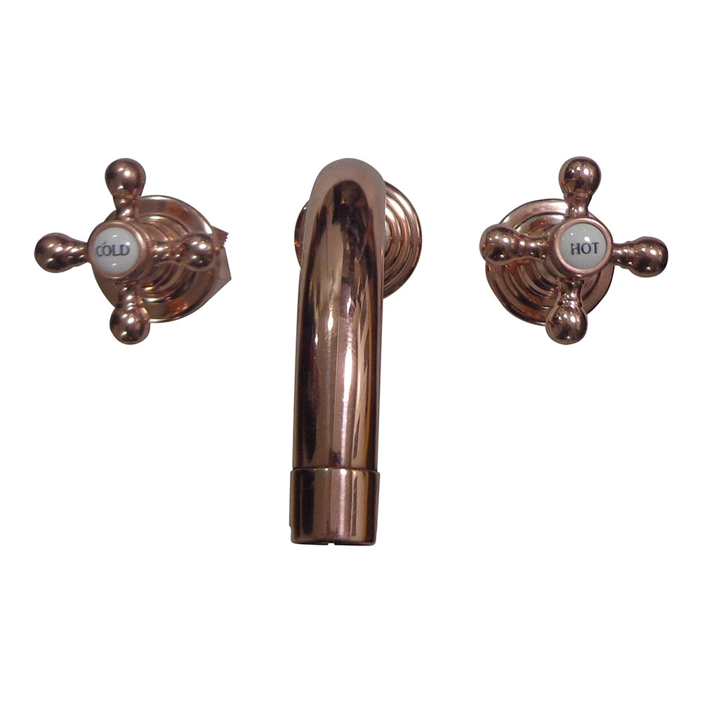 Dixon Copper Finish Wall Mount Tap - Coppersmith® Creations