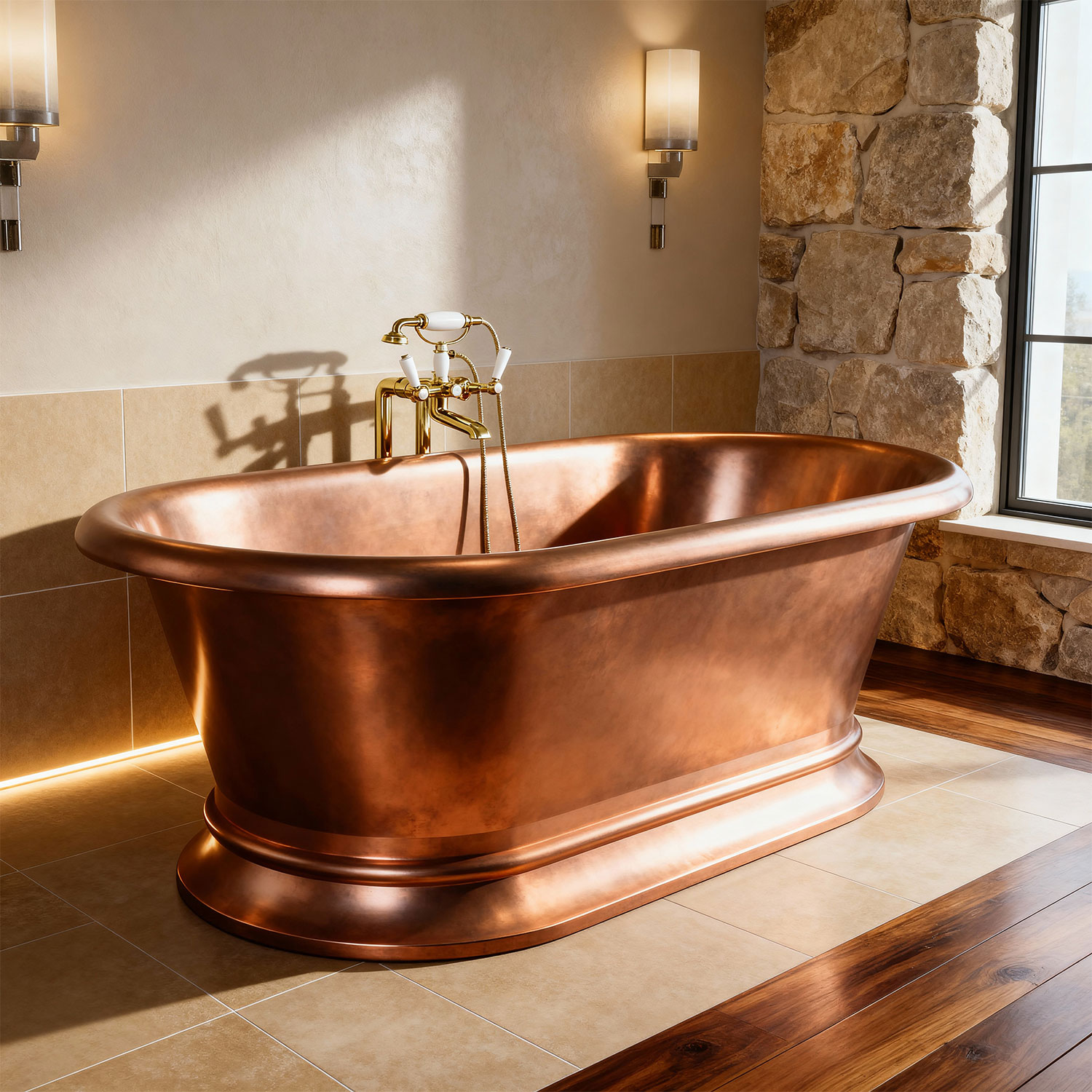 Handcrafted Copper Luxury Bathtubs: The Eternal Artistry of Coppersmith Creations UK ...